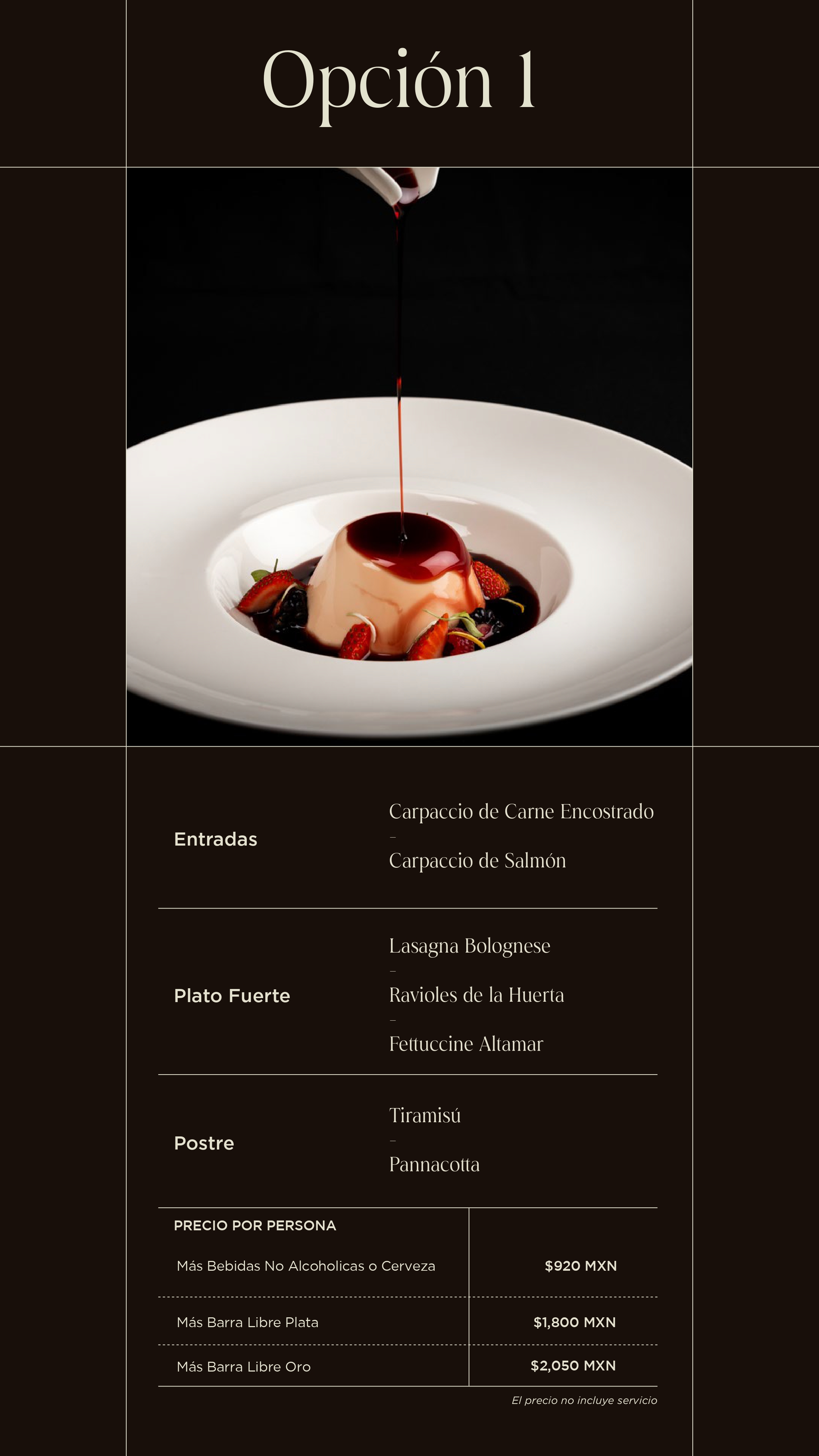 Cenacolo | menú digital Posadas